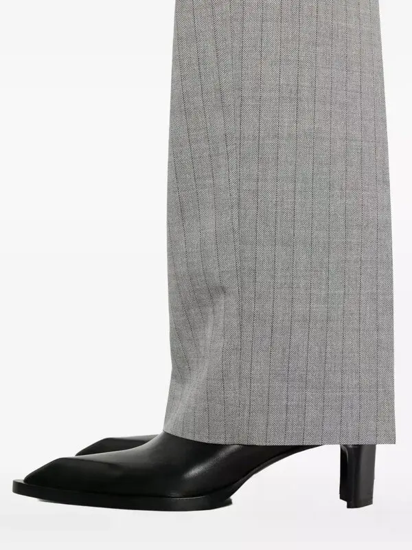 TWINSET Pinstriped Pleated Trousers