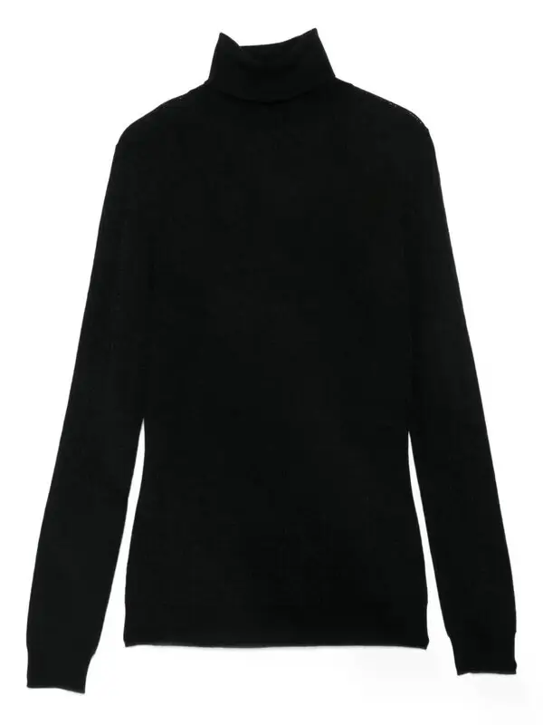 Elisabetta Franchi Turtleneck Ribbed Top