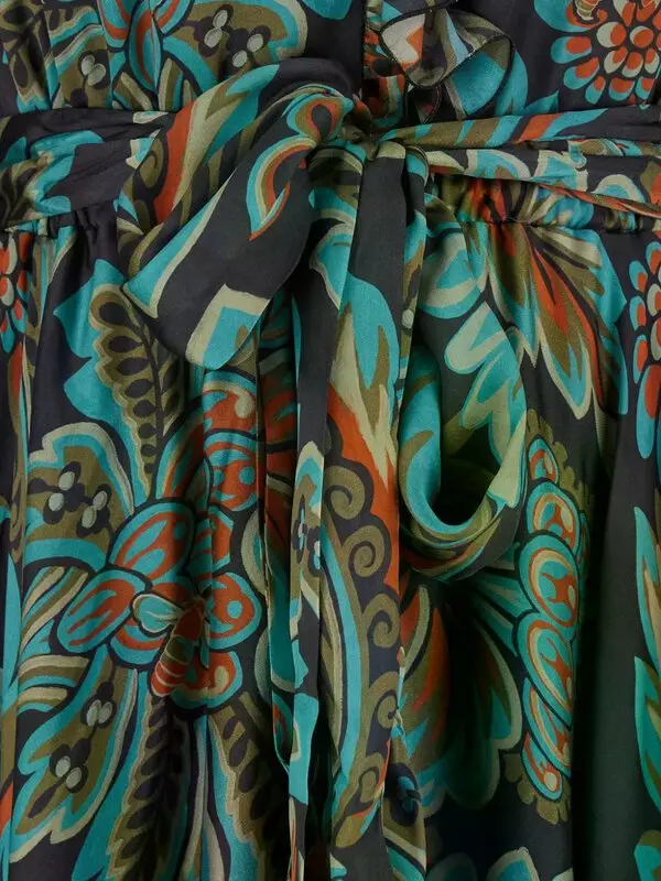 Etro Floral-print Ruffled Dress