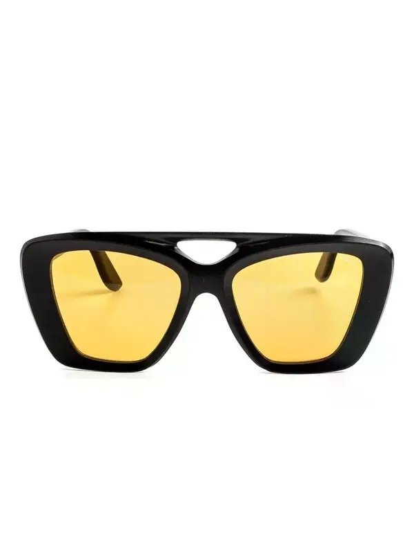 LAPIMA Manon Geometric-frame Sunglasses - Black