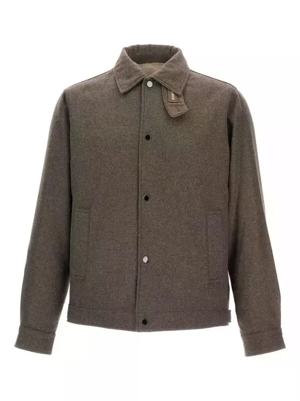 Woolrich Wool Blend Shirt Jacket - Neutrals