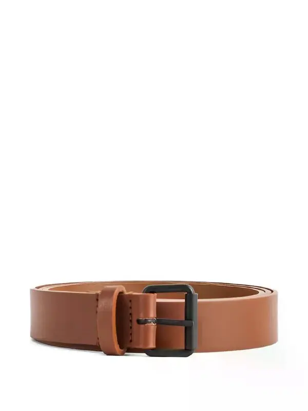 Sofie D'hoore Square-buckle Leather Belt - Brown