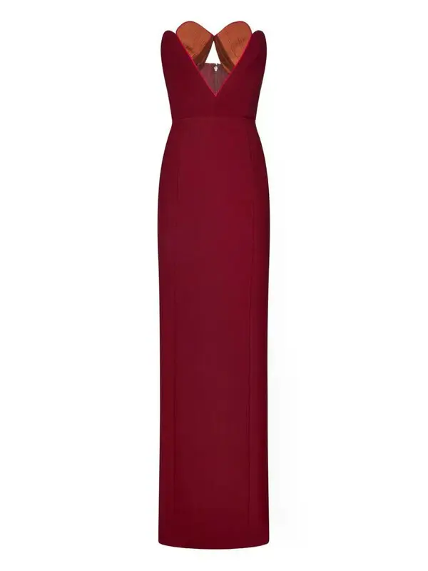 open lace back dress V-Wire Bra Maxi Dress 44