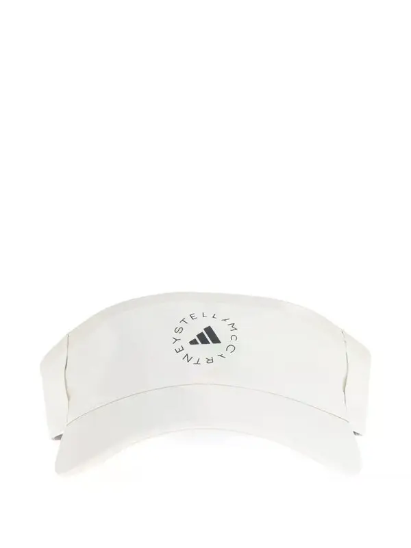 Adidas By Stella McCartney Logo-print Visor - White