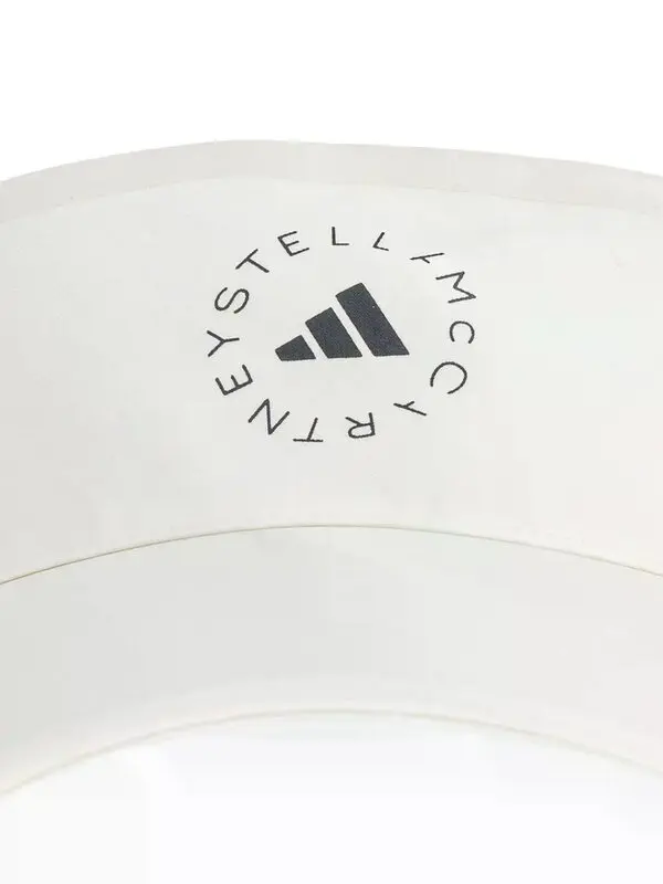 Adidas By Stella McCartney Logo-print Visor - White