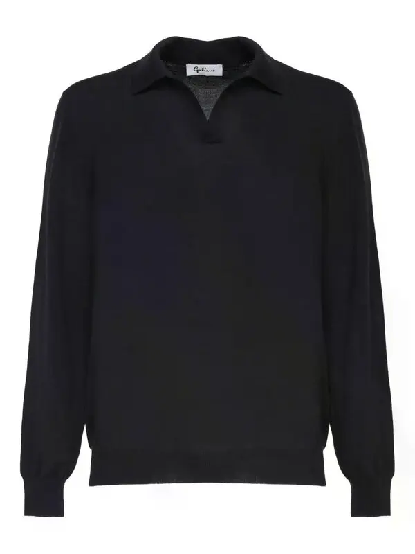 John Galliano V-neck Ribbed-hem Sweater