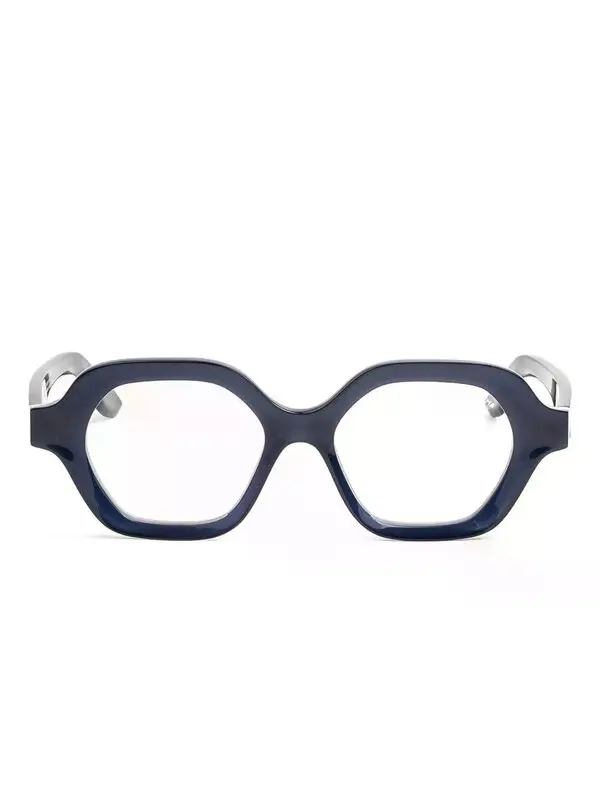 LAPIMA Alice Geometric-frame Glasses - Blue