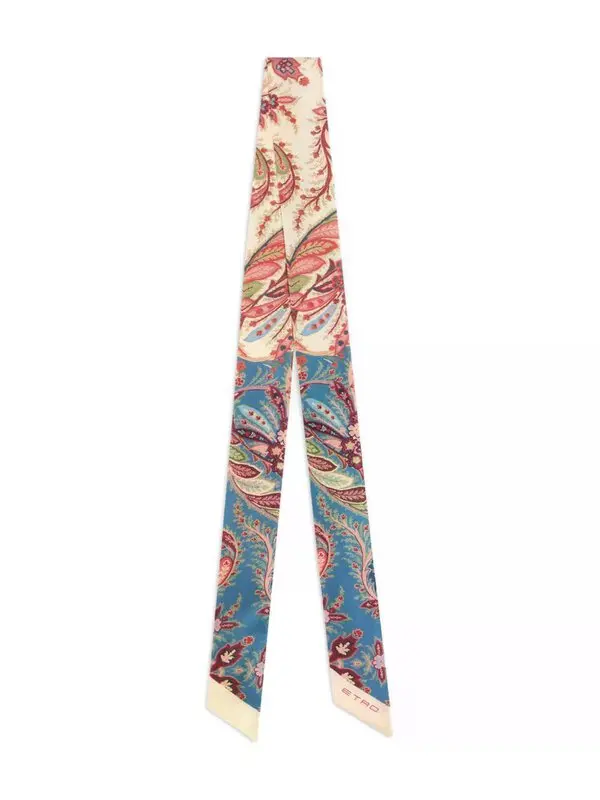 Etro Paisley-print Scarf - Red