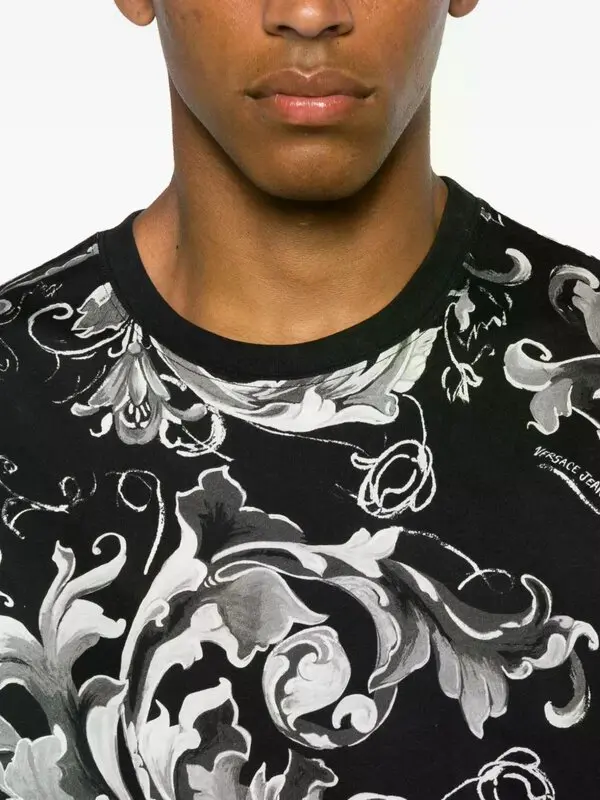 Versace Barocco-print T-shirt