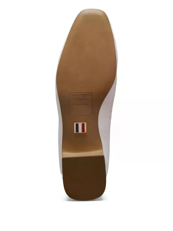 Thom Browne Soft Patent Leather Mary Jane Pumps