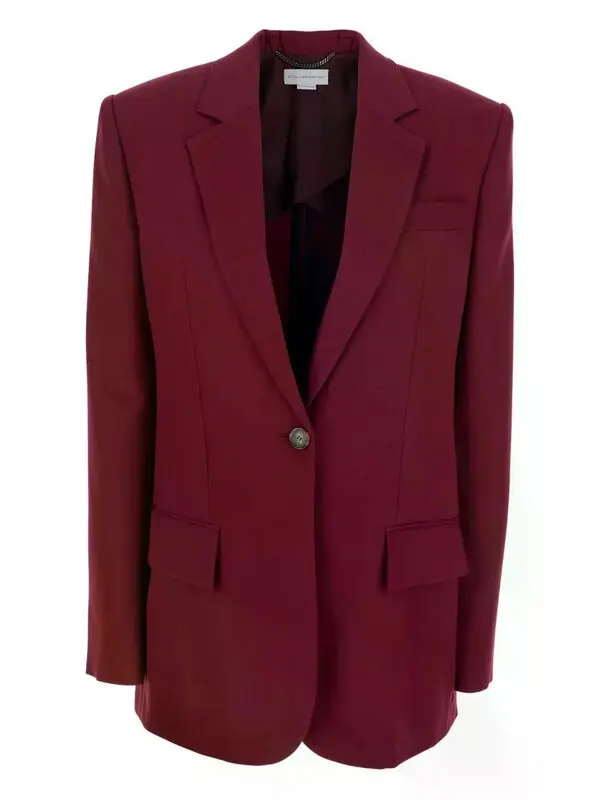 Stella McCartney Single-breasted Blazer - Red
