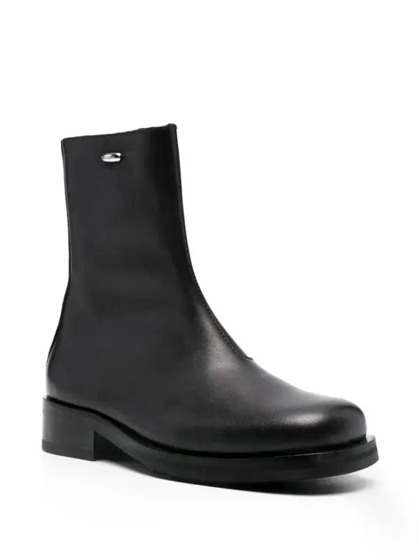 Our Legacy Leather Boots - Black