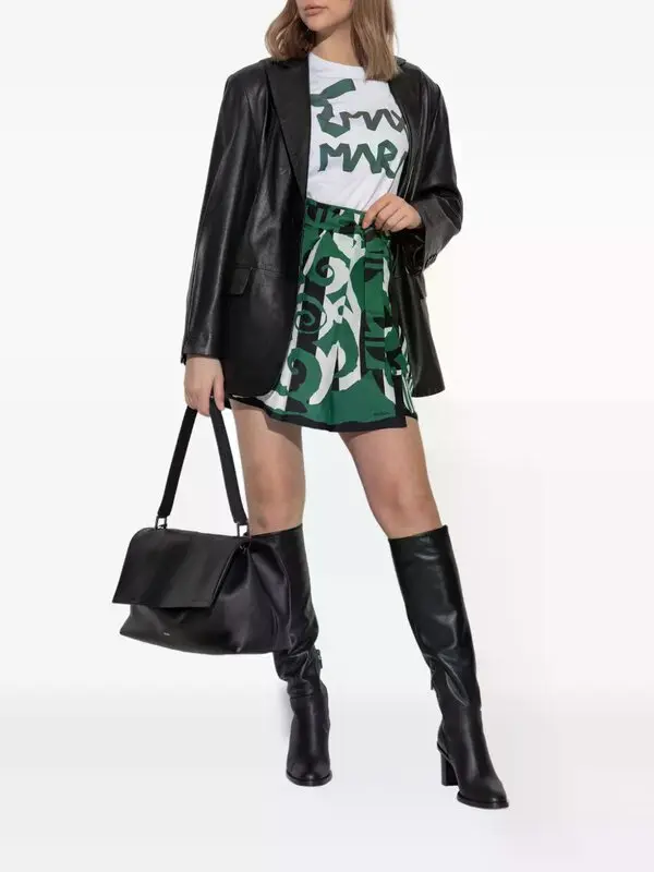 Max Mara Logo-print Calcio T-shirt - White
