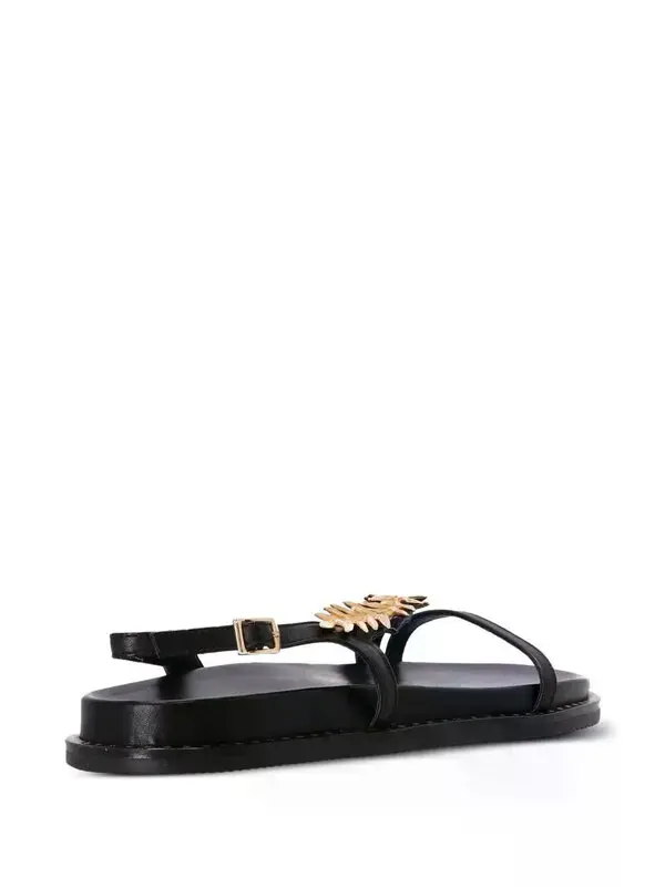 KOTRIS SANDALS Leaf-embellished Buckle Sandals