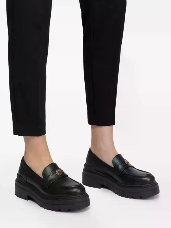 Pinko Logo-plaque Platform Loafers