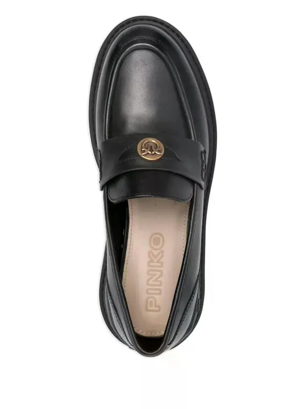Pinko Logo-plaque Platform Loafers