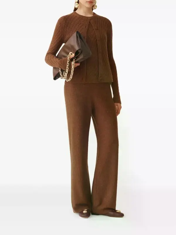 Fabiana Filippi Speckled Wide-leg Trousers