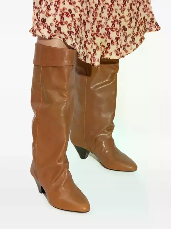 Isabel Marant Étoile 65mm Elita Leather Knee-high Boots