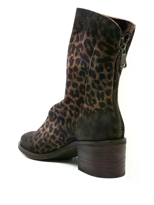 METISSE 55mm Leopard-print Ankle Boots