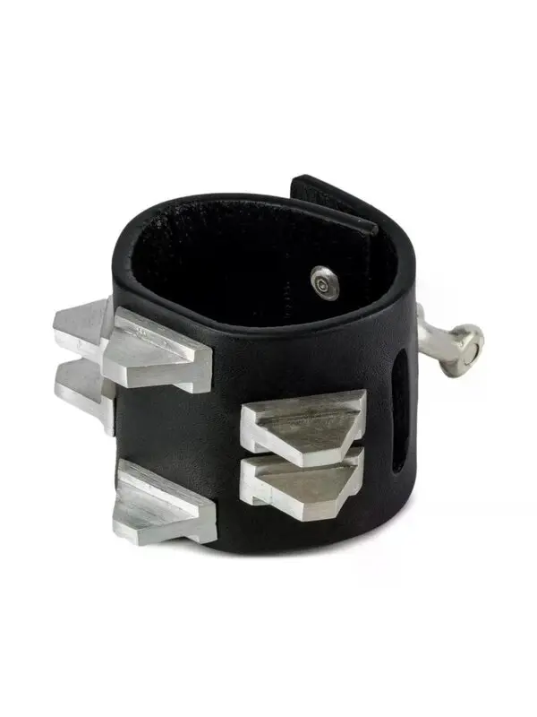 PARTS OF FOUR Restraint Charm Bracelet - Black