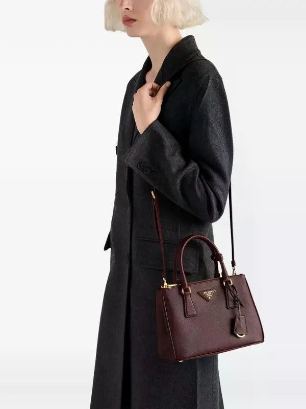 Prada Galleria Cross Body Bag - Red