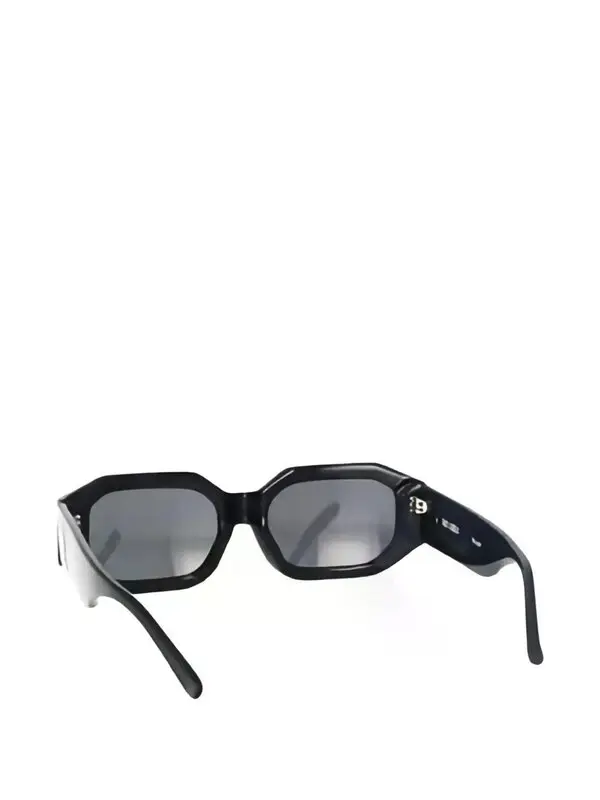 Attico Geometric-frame Sunglasses - Black