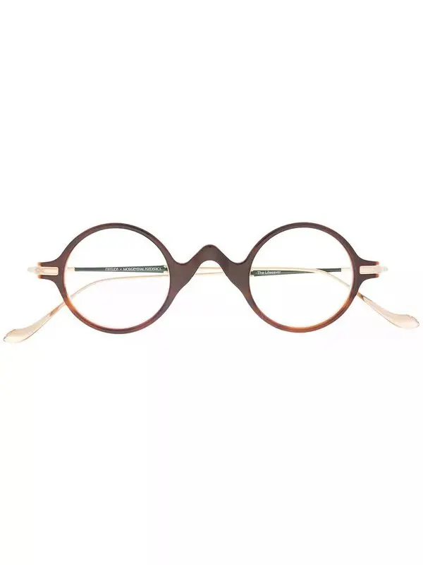 Matsuda Round-frame Glasses - Brown
