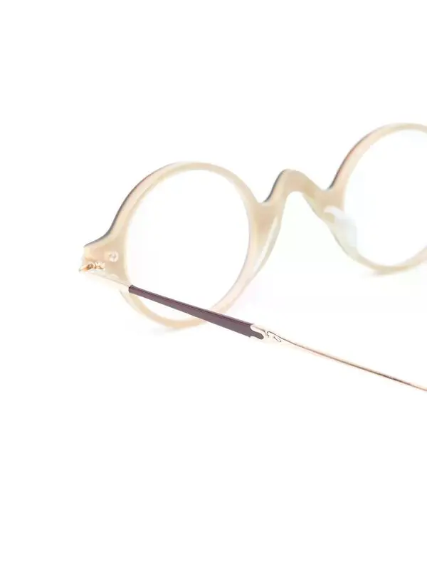 Matsuda Round-frame Glasses - Brown