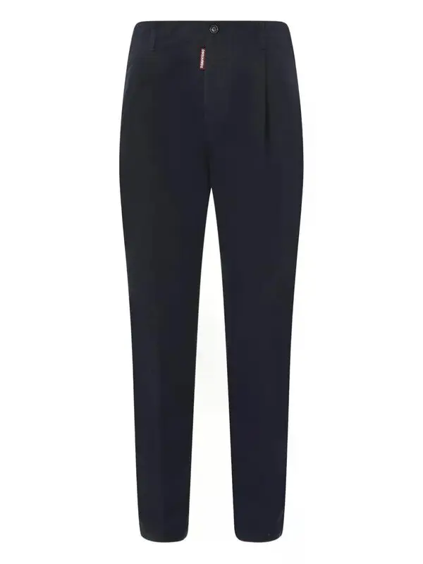 Dsquared2 Cotton Trousers - Blue