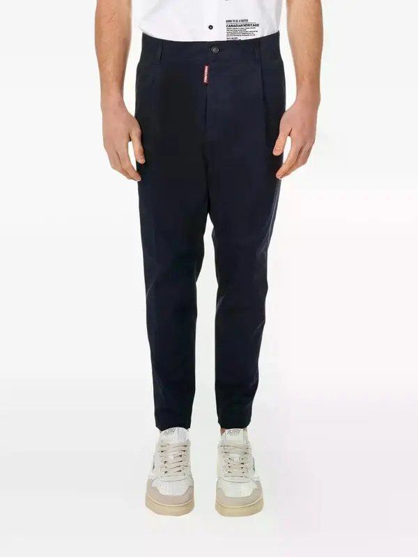 Dsquared2 Cotton Trousers - Blue