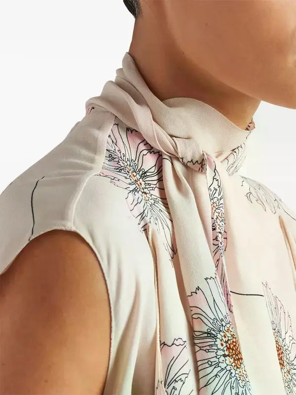 Prada Printed Midi Dress