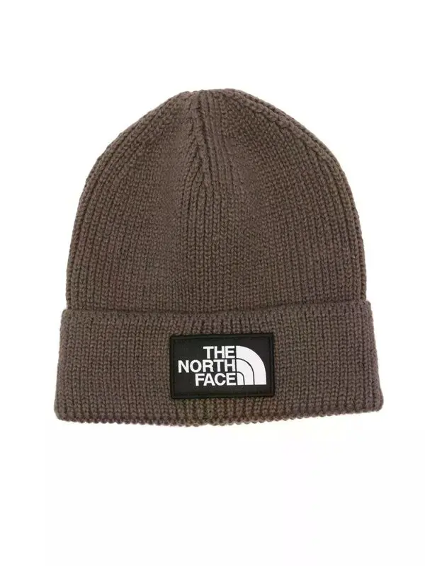 The North Face Logo-patch Beanie - Brown