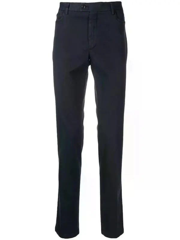 BILLIONAIRE Classic Cotton Straight Leg Trousers