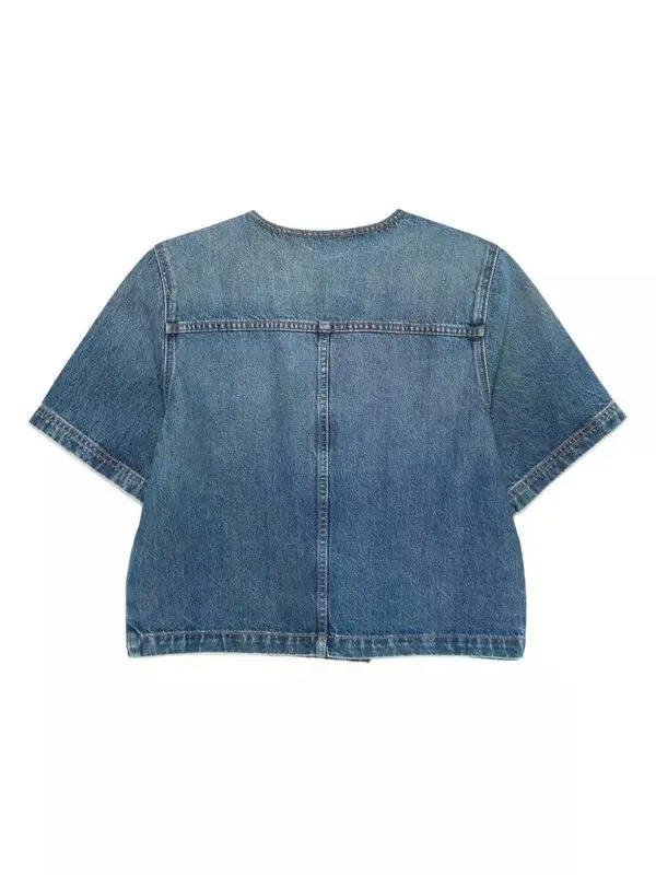 Ulla Johnson Double-breasted Jacket With Short Sleeves