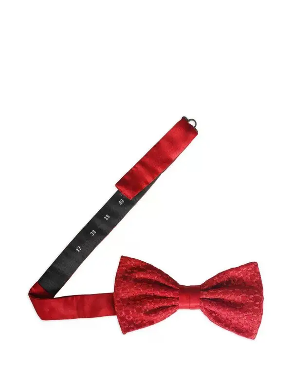 Stefano Ricci Checked Jacquard Bow Tie