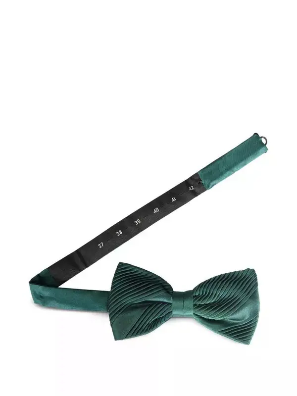 Stefano Ricci Pleated Silk Bow Tie