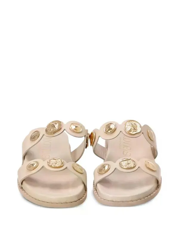 KOTRIS SANDALS Embellished Double-strap Sandals