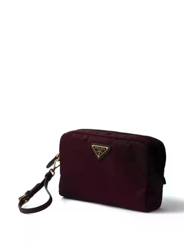 Prada Triangle-logo Makeup Bag