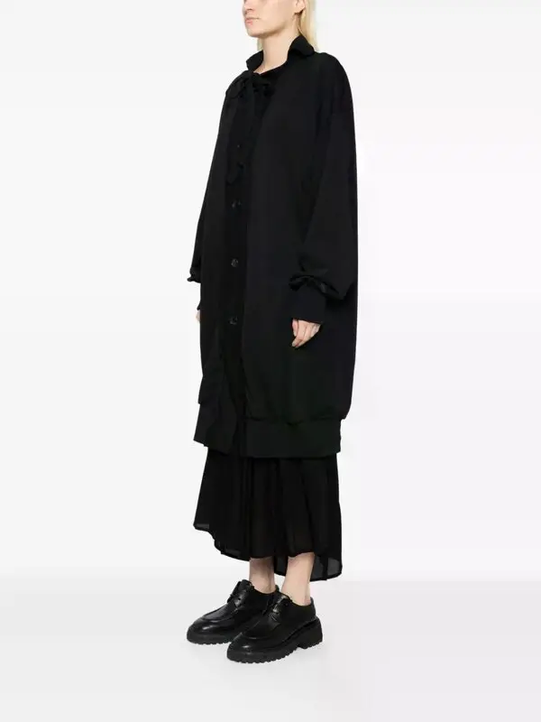 Yohji Yamamoto Jersey Twill Coat
