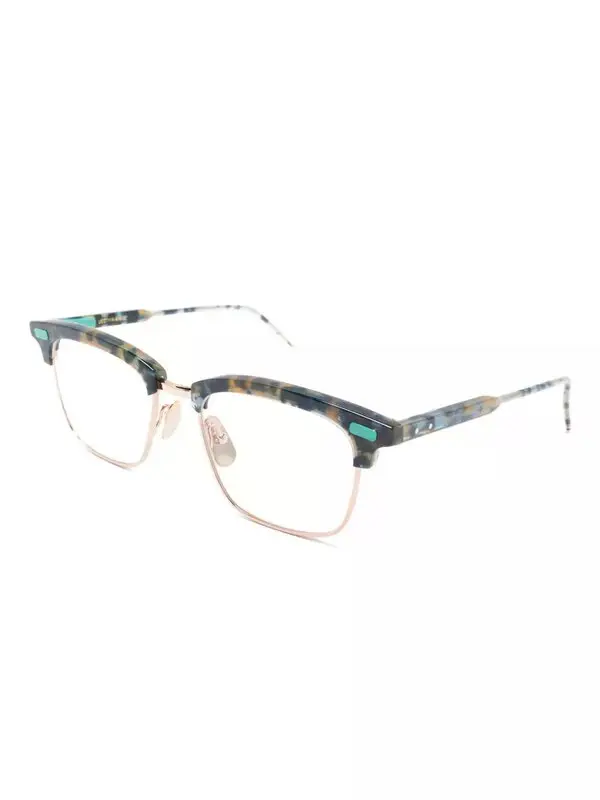 Thom Browne Tortoiseshell-frame Glasses - Blue