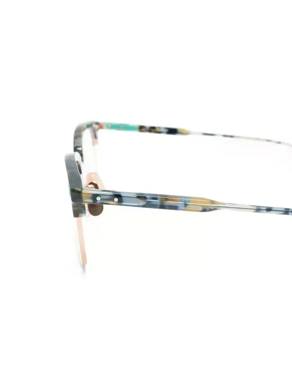 Thom Browne Tortoiseshell-frame Glasses - Blue