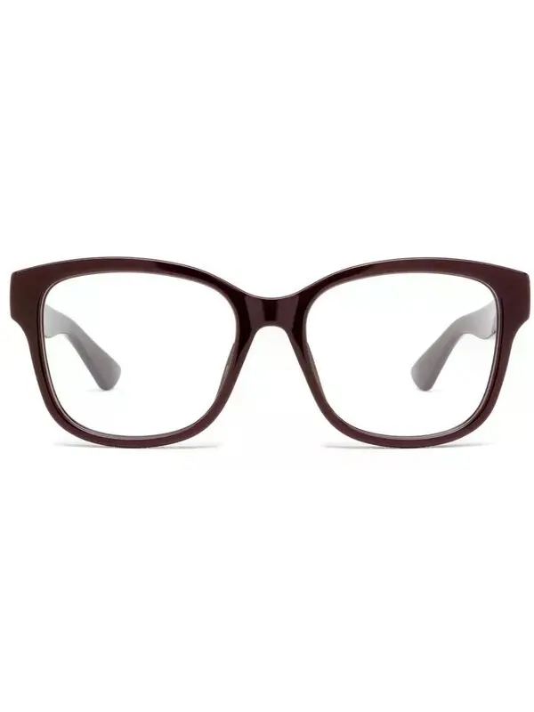 Gucci Logo-engraved Frames - Red