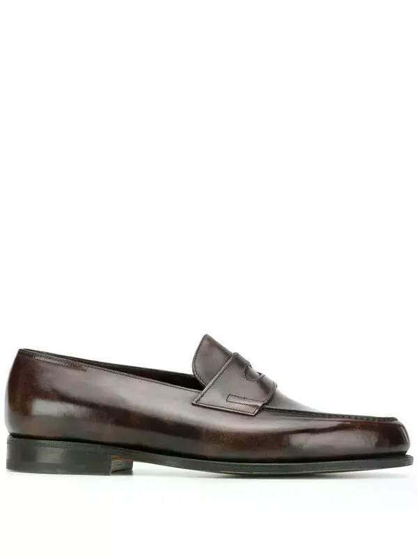 John Lobb Lopez Loafers - Brown