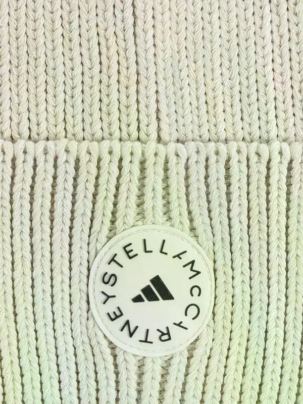 Adidas Ribbed Beanie With Logo Patch - Neutrals