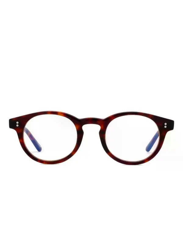 Chimi Round-frame Glasses - Brown