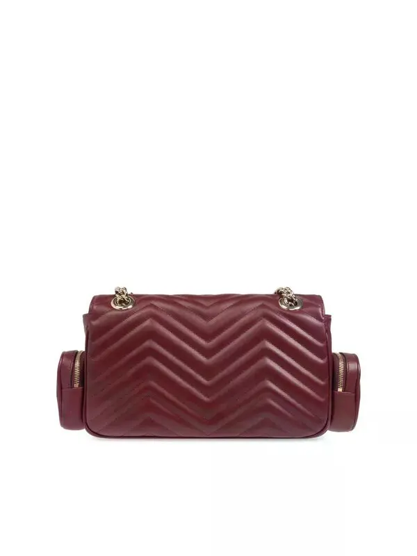 Gucci Gg Marmont Shoulder Bag - Red