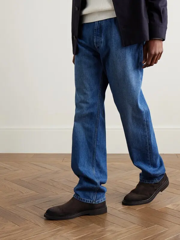 Officine Creative Hopkins Flexi 204 Suede Chelsea Boots - Brown