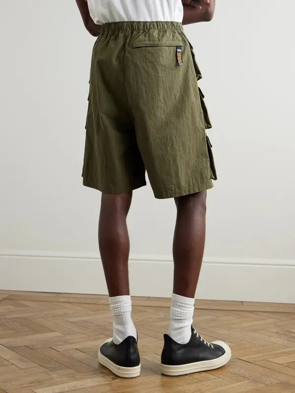 Kapital Cotton And Nylon-blend Ripstop Cargo Shorts