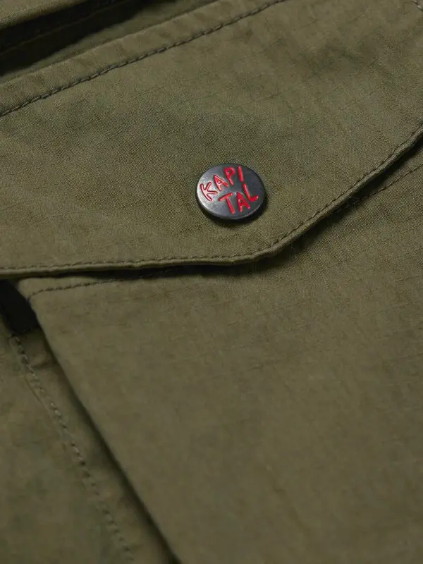 Kapital Cotton And Nylon-blend Ripstop Cargo Shorts