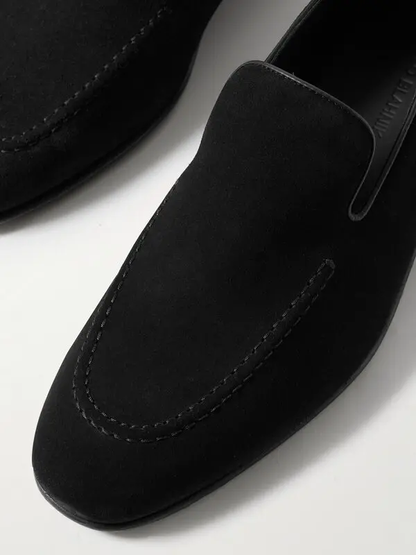 Manolo Blahnik Truro Suede Loafers